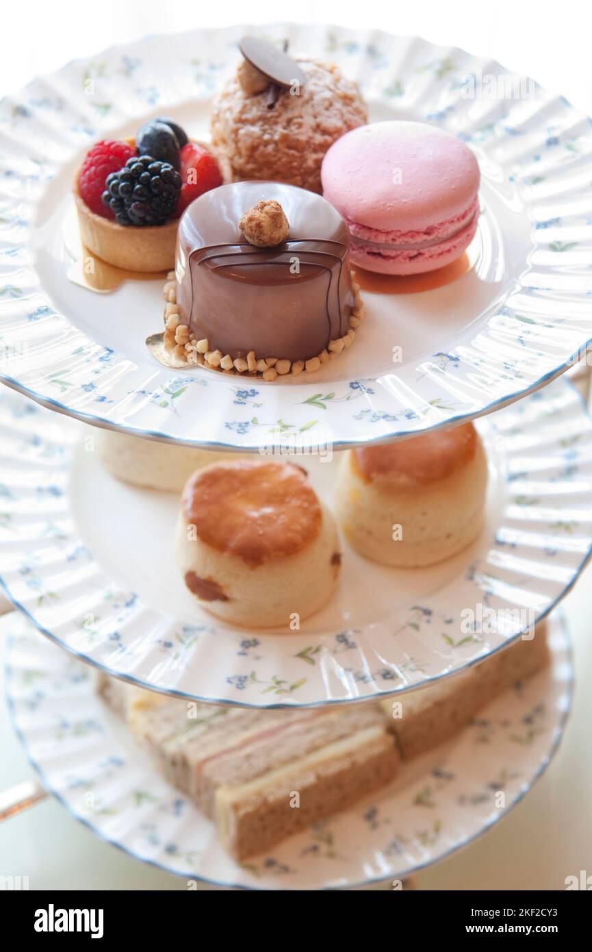 Luxury Afternoon tea Stock Photo - Alamy