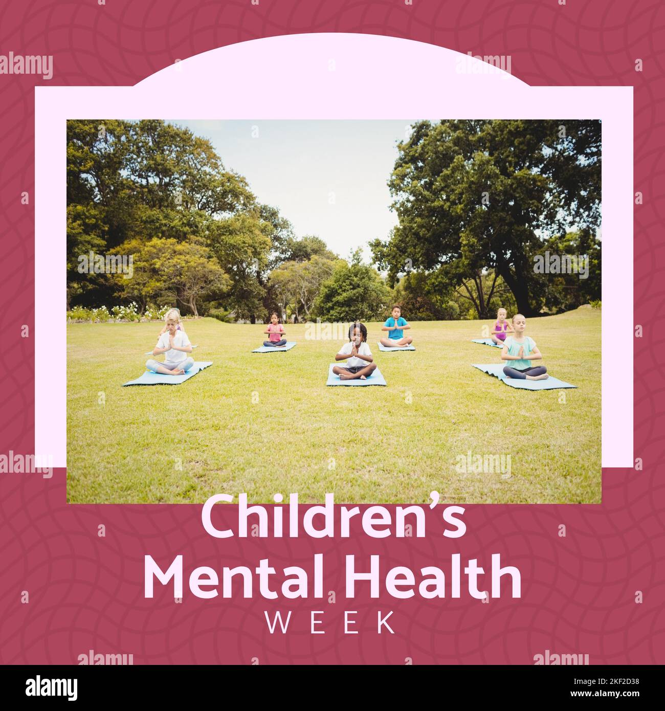 Composition of children's mental health week text and children ...