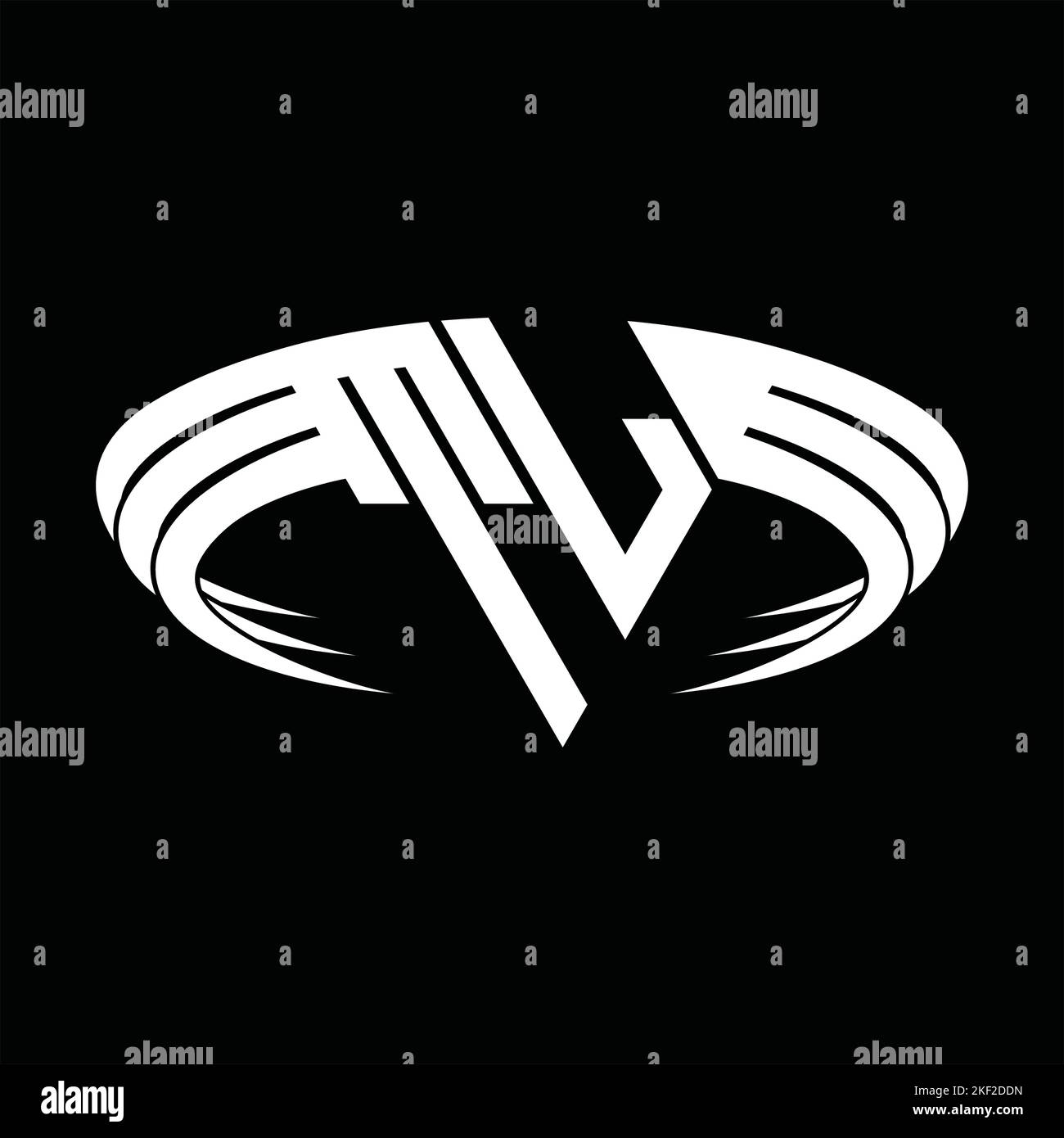 TL Logo letter monogram with triangle slice shape design template Stock ...