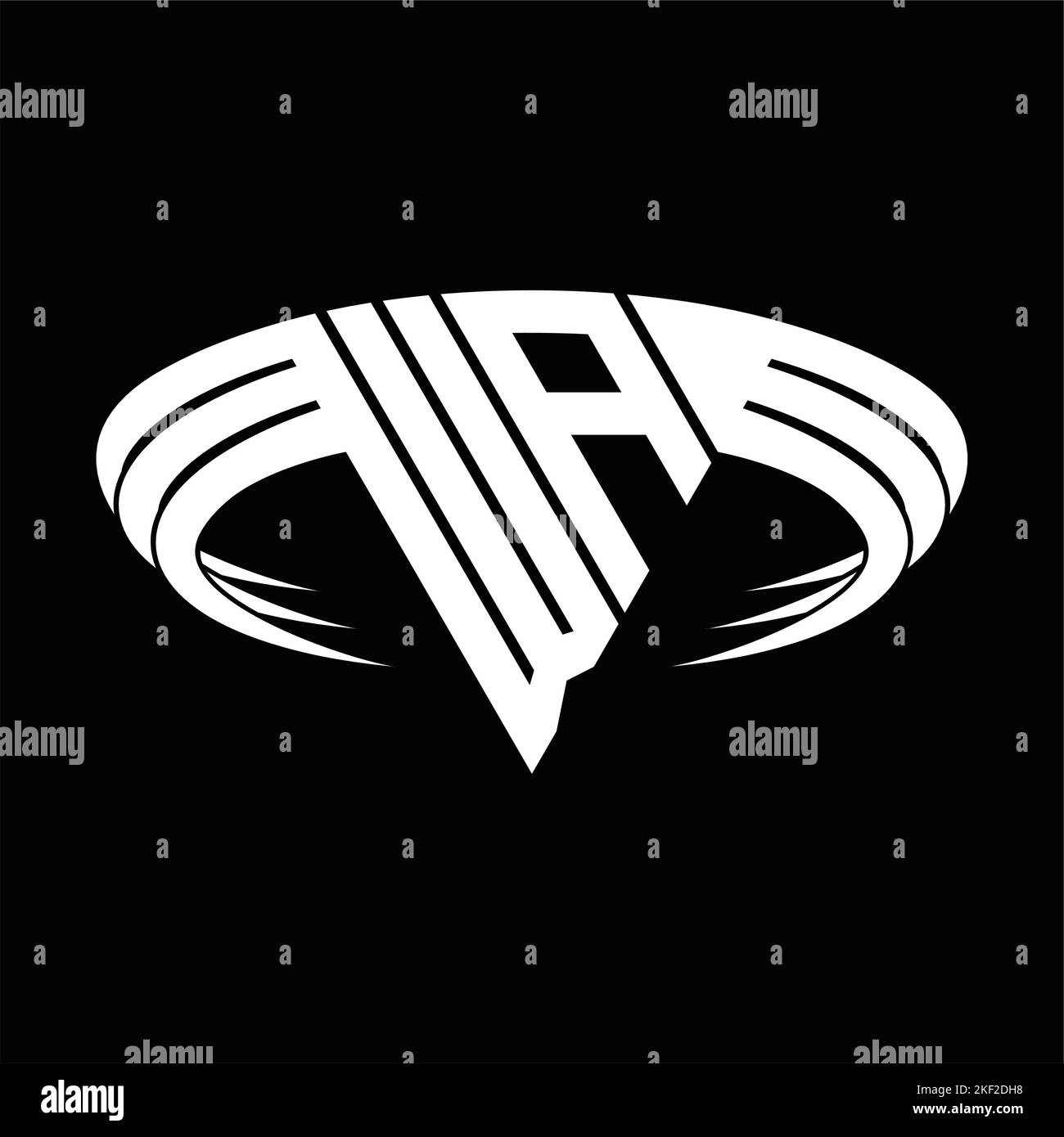 WA Logo letter monogram with triangle slice shape design template Stock Vector Image & Art - Alamy