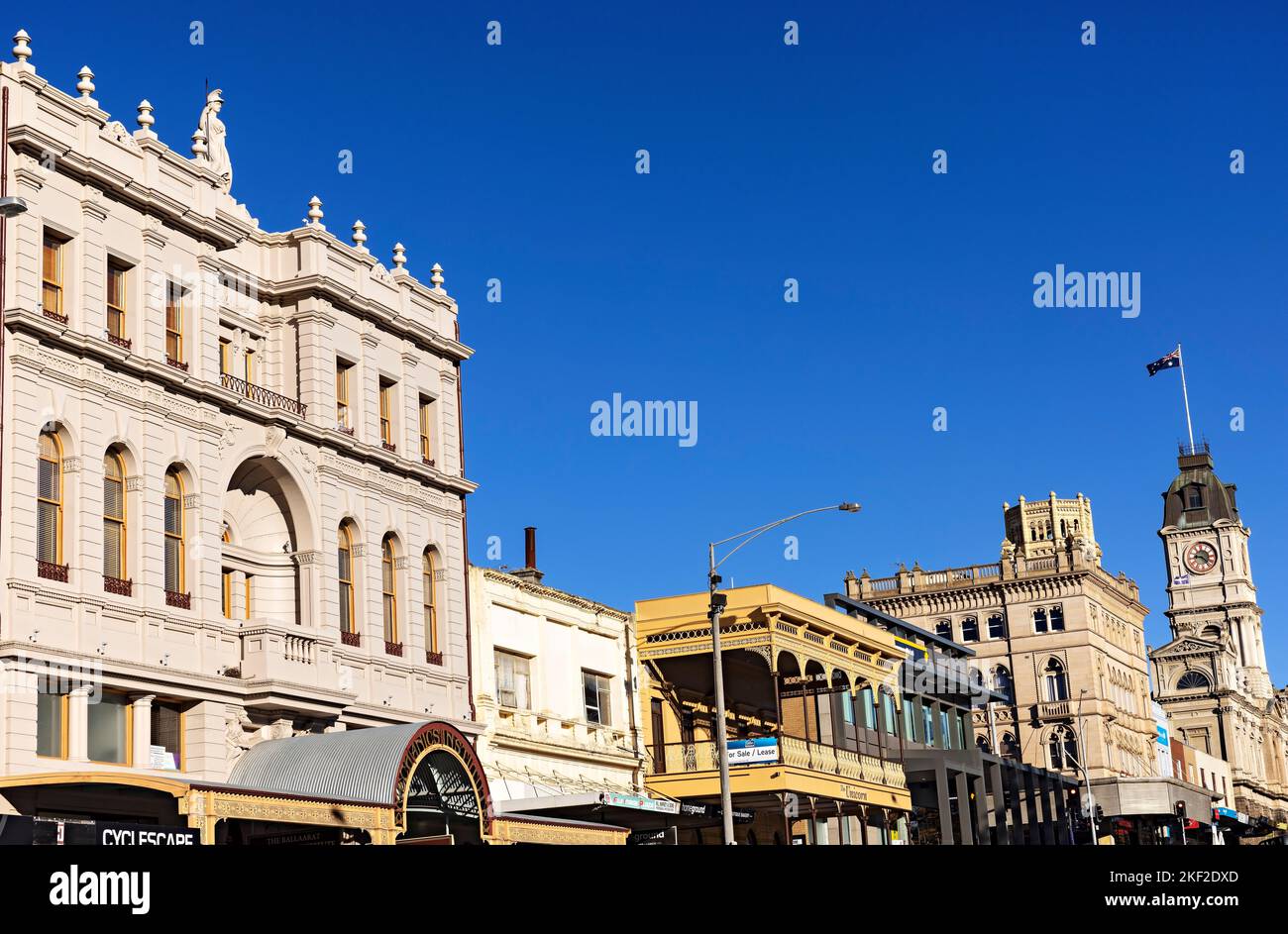 Ballarat Australia / Ballarat's central main street Sturt Street ...