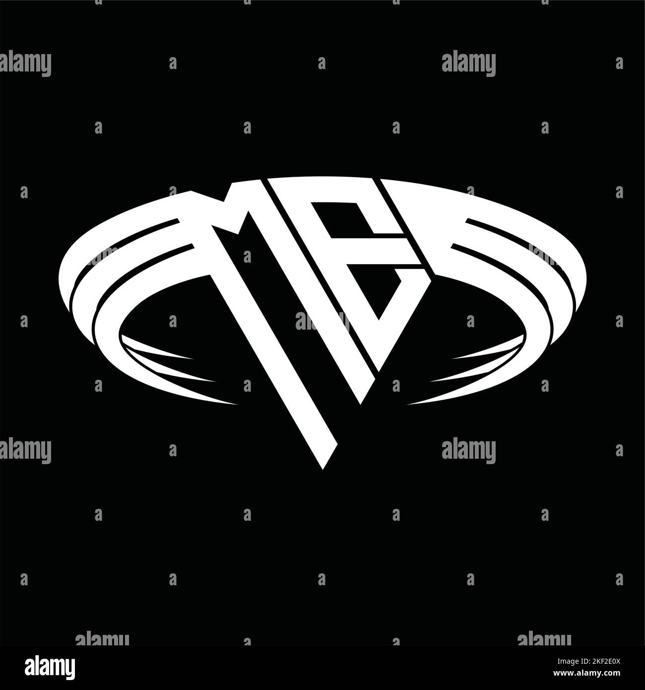 ME Logo letter monogram with triangle slice shape design template Stock ...