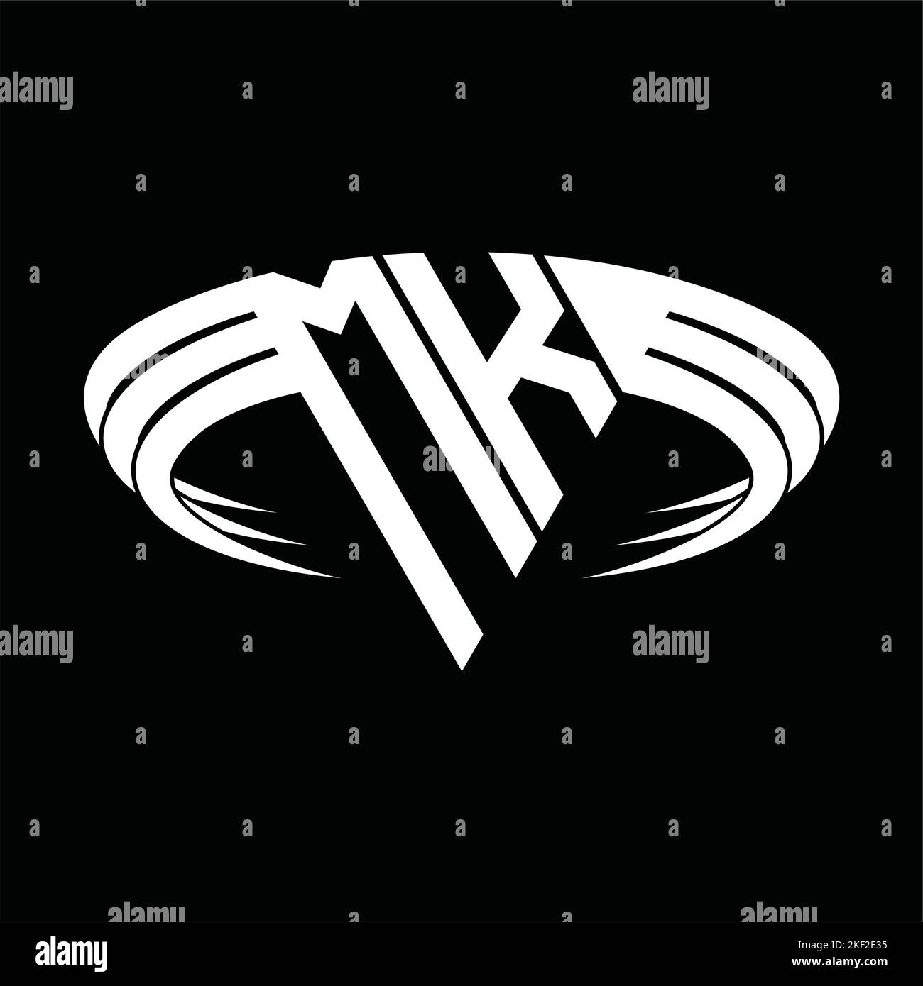 Letter mk vector vectors hi-res stock photography and images - Alamy