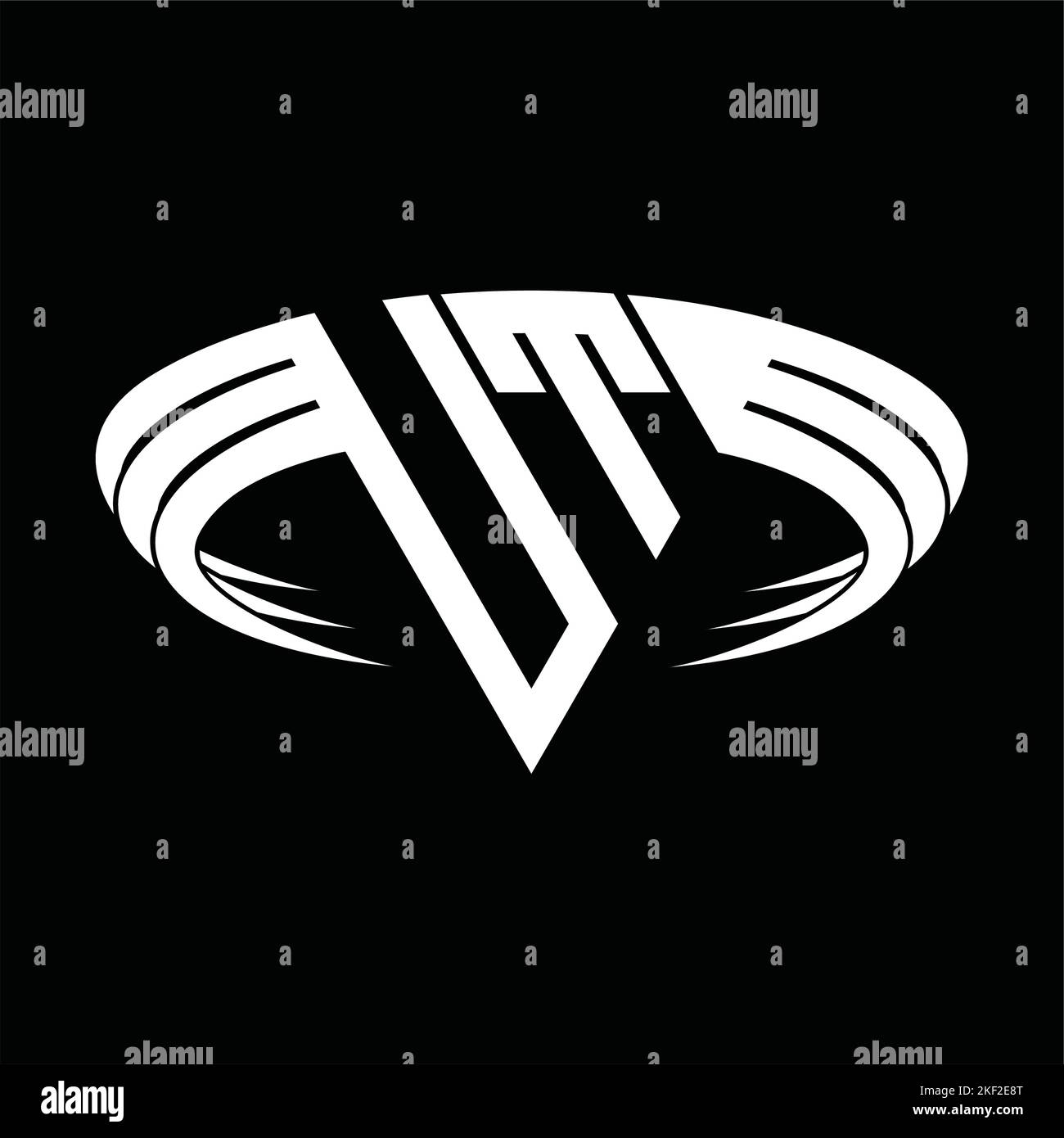 UT Logo letter monogram with triangle slice shape design template Stock ...