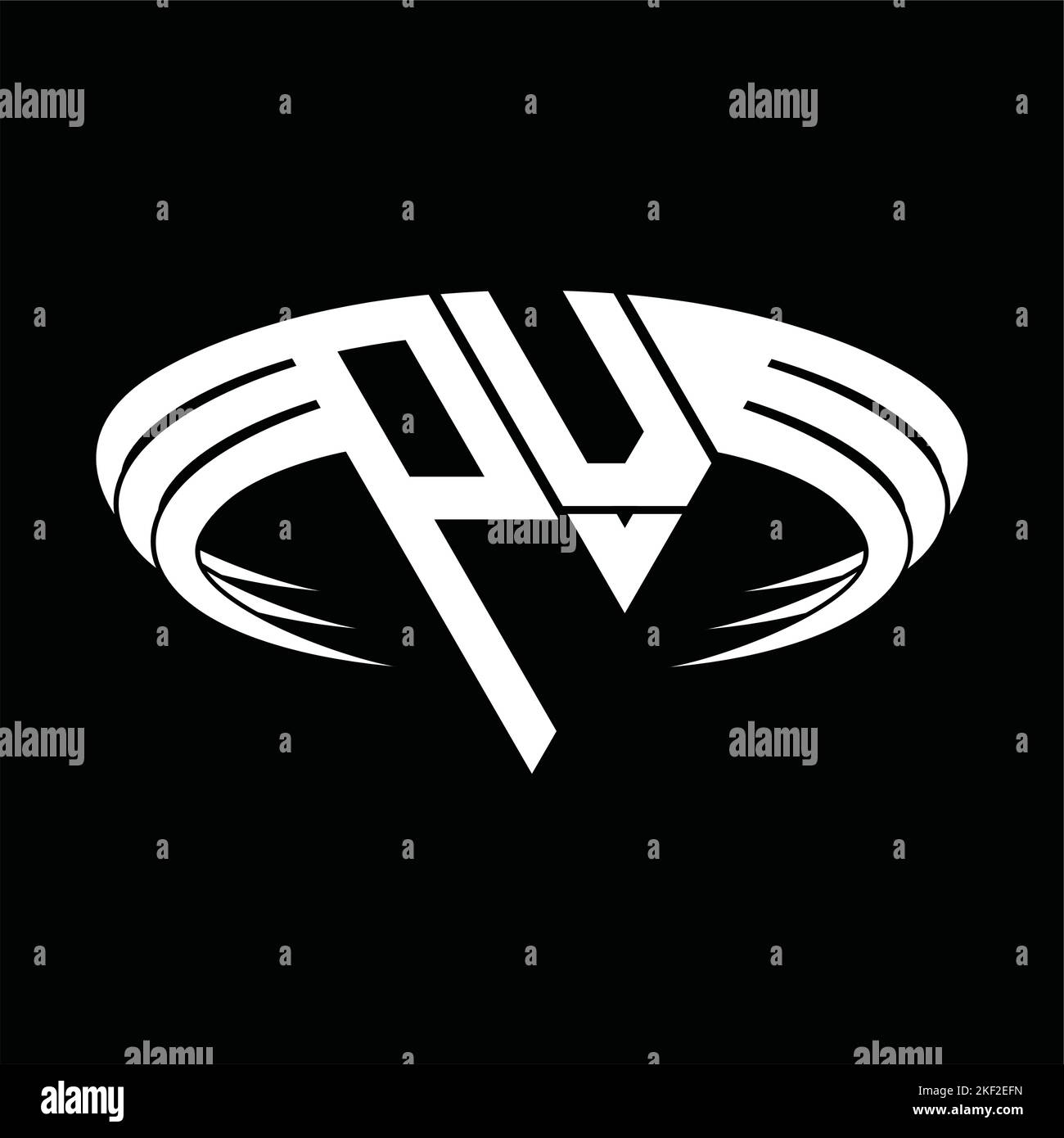 PV Logo letter monogram with triangle slice shape design template Stock ...