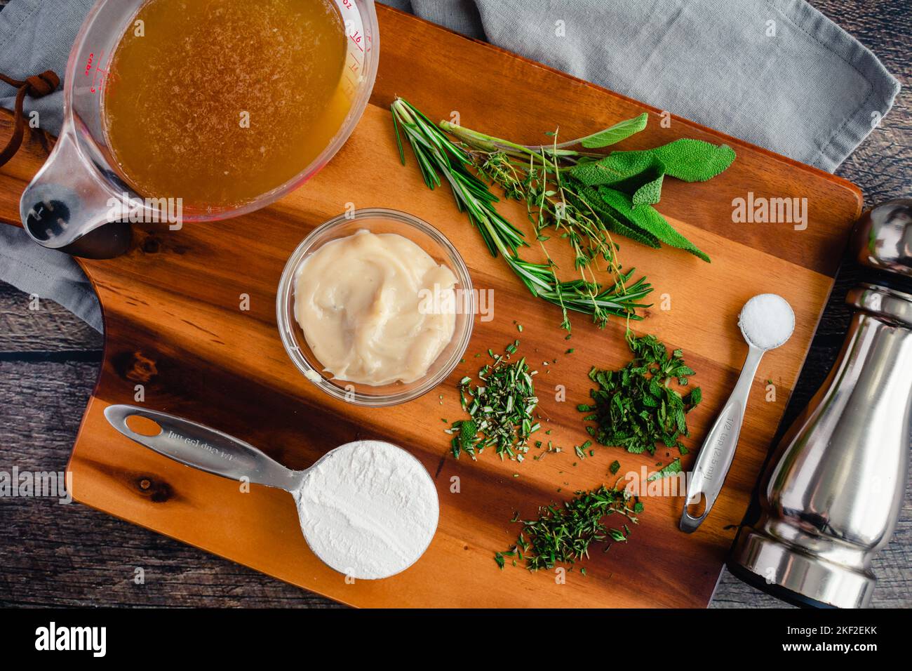 Prepping the Ingredients for Classic Southern Gravy: Bacon fat, chopped ...