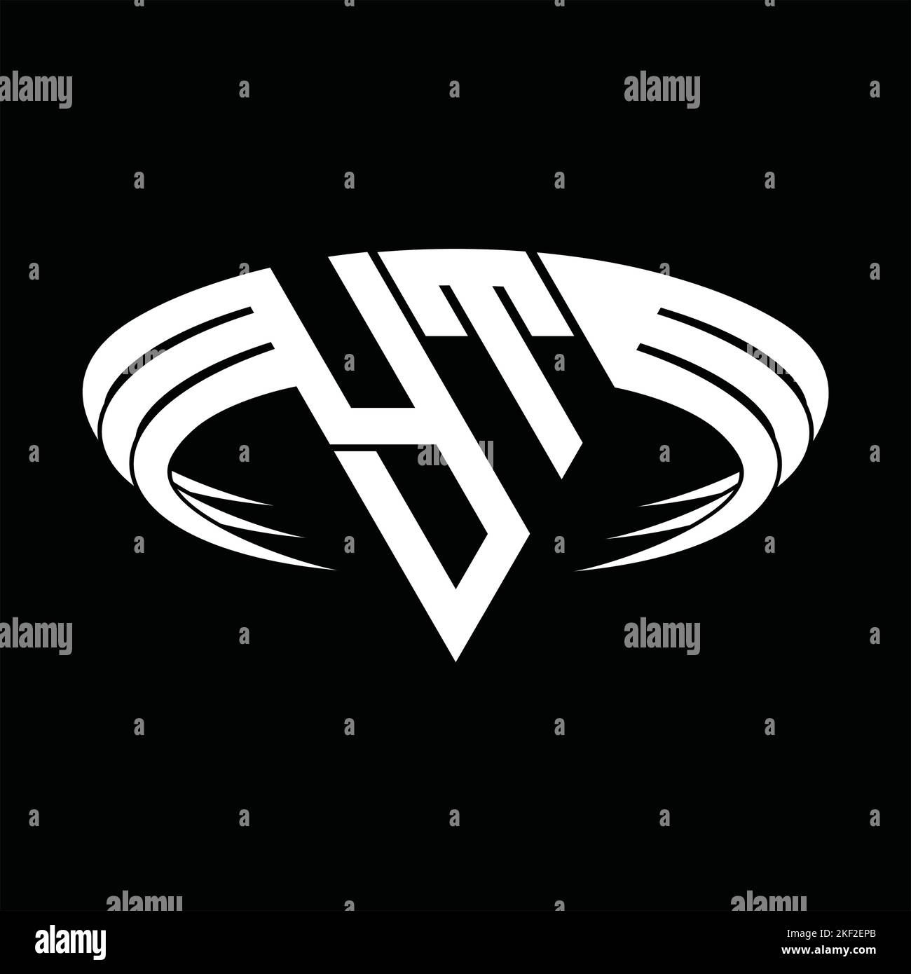 YT Logo letter monogram with triangle slice shape design template Stock ...