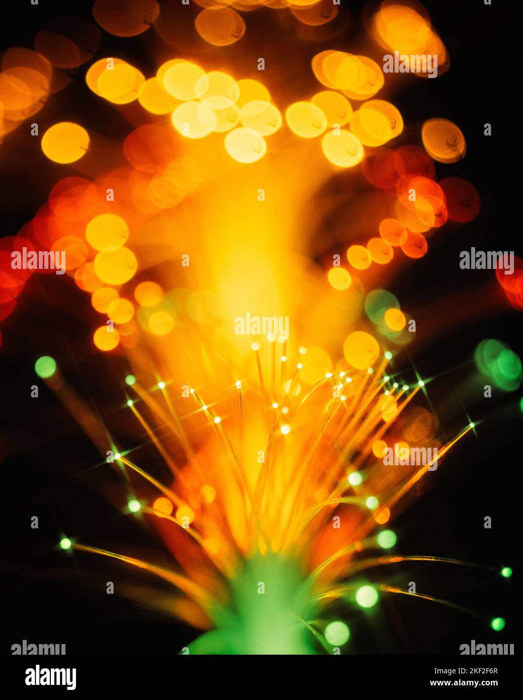 1960s 1970s SYMBOLIC PSYCHEDELIC PATTERN LIGHTS MADE WITH BLURRED FIBER ...