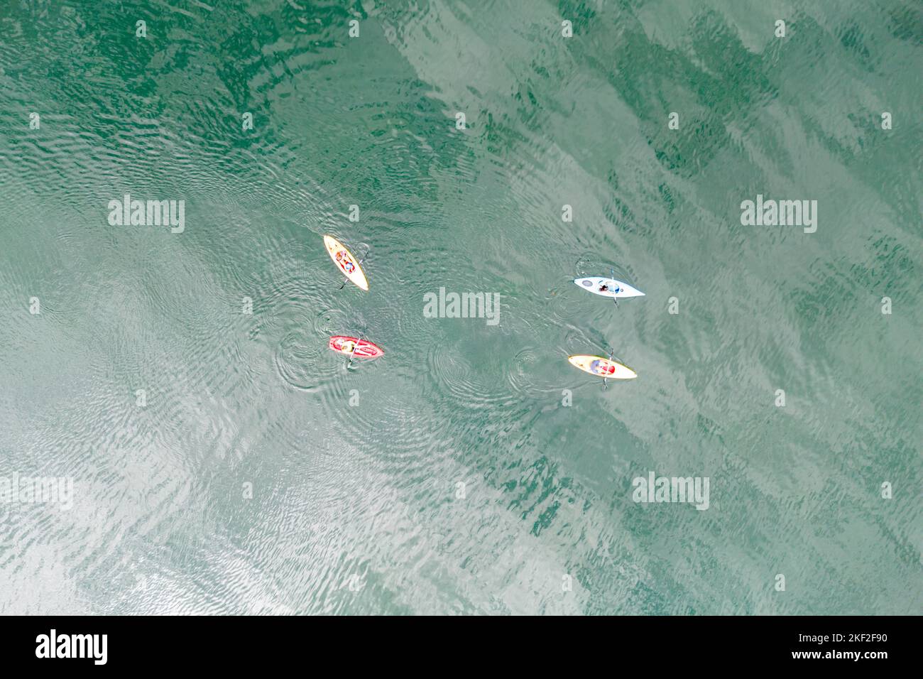 Rowing boat from above hi-res stock photography and images - Alamy