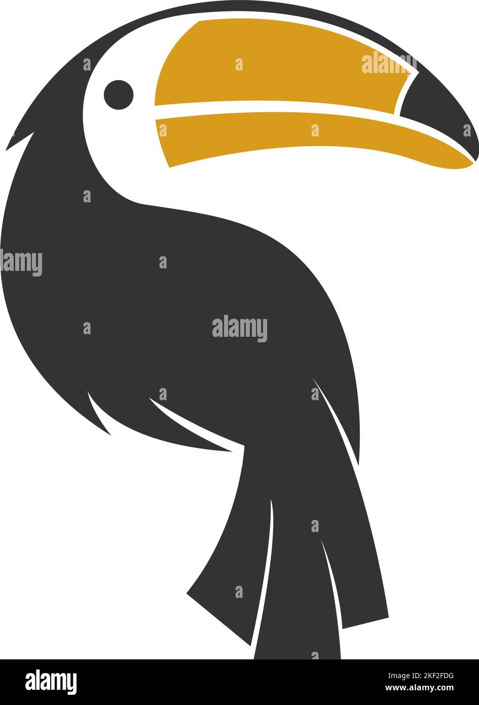 Toco Toucan logo icon design illustration vector Stock Vector Image ...