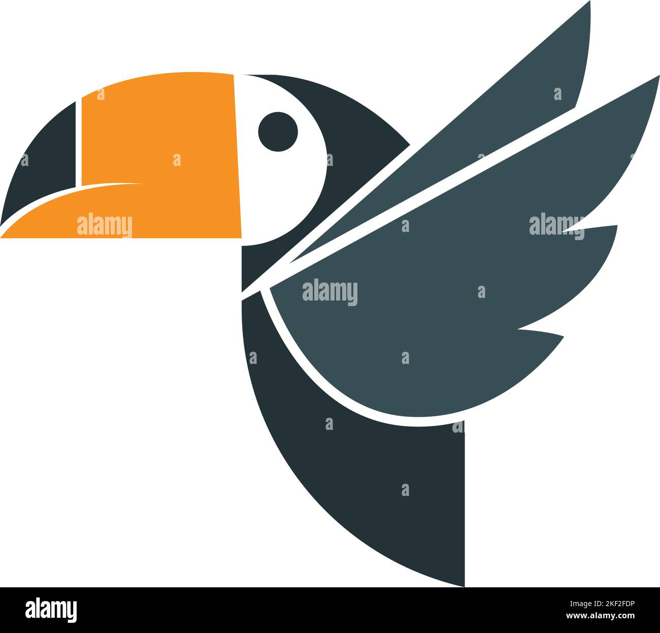 Toco Toucan logo icon design illustration vector Stock Vector Image ...