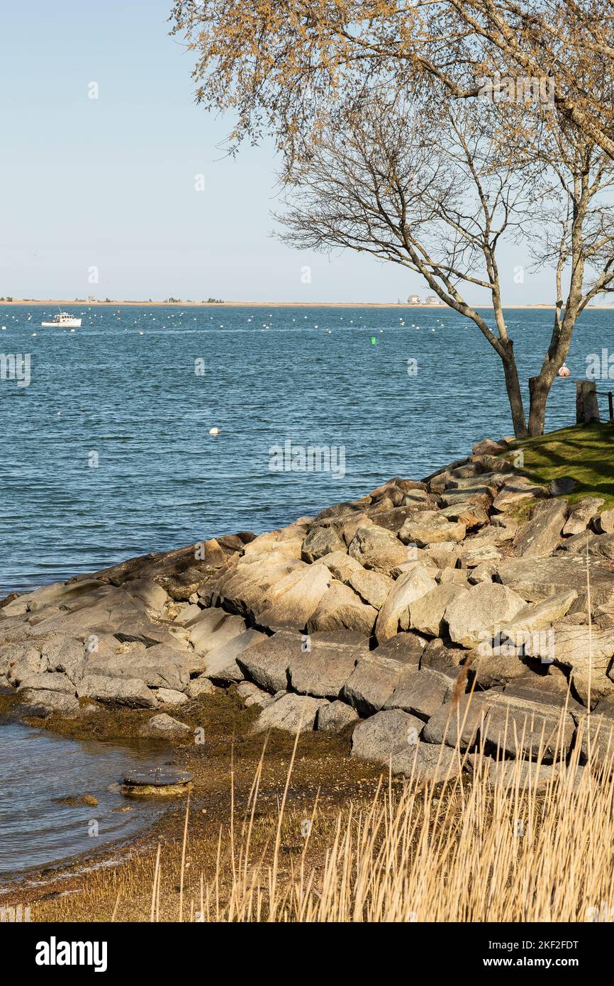 Plymouth Bay is a small well protected bay of the Atlantic Ocean. On ...