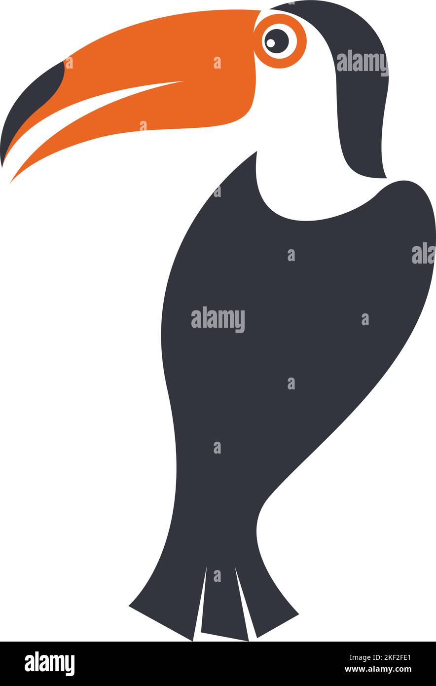 Toco Toucan logo icon design illustration vector Stock Vector Image ...