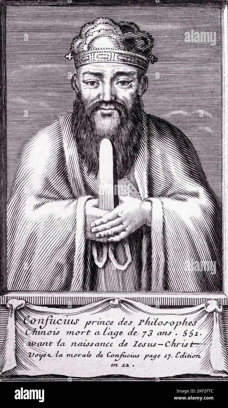 1980s CONFUCIUS ANCIENT CHINESE PHILOSOPHER 551 - 479 BCE LOOKING AT ...