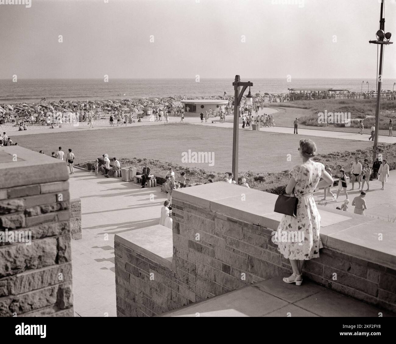 Jones Beach 1920s Long Island New York And Aerial Hi Res Stock
