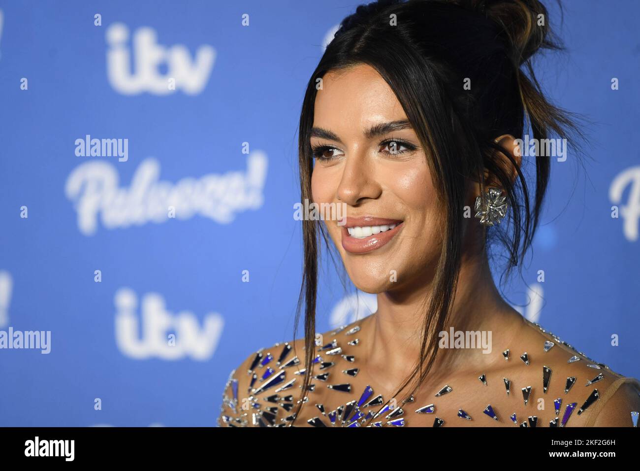 London, UK. 15 November 2022. Bec Hill attending the ITV Palooza held ...