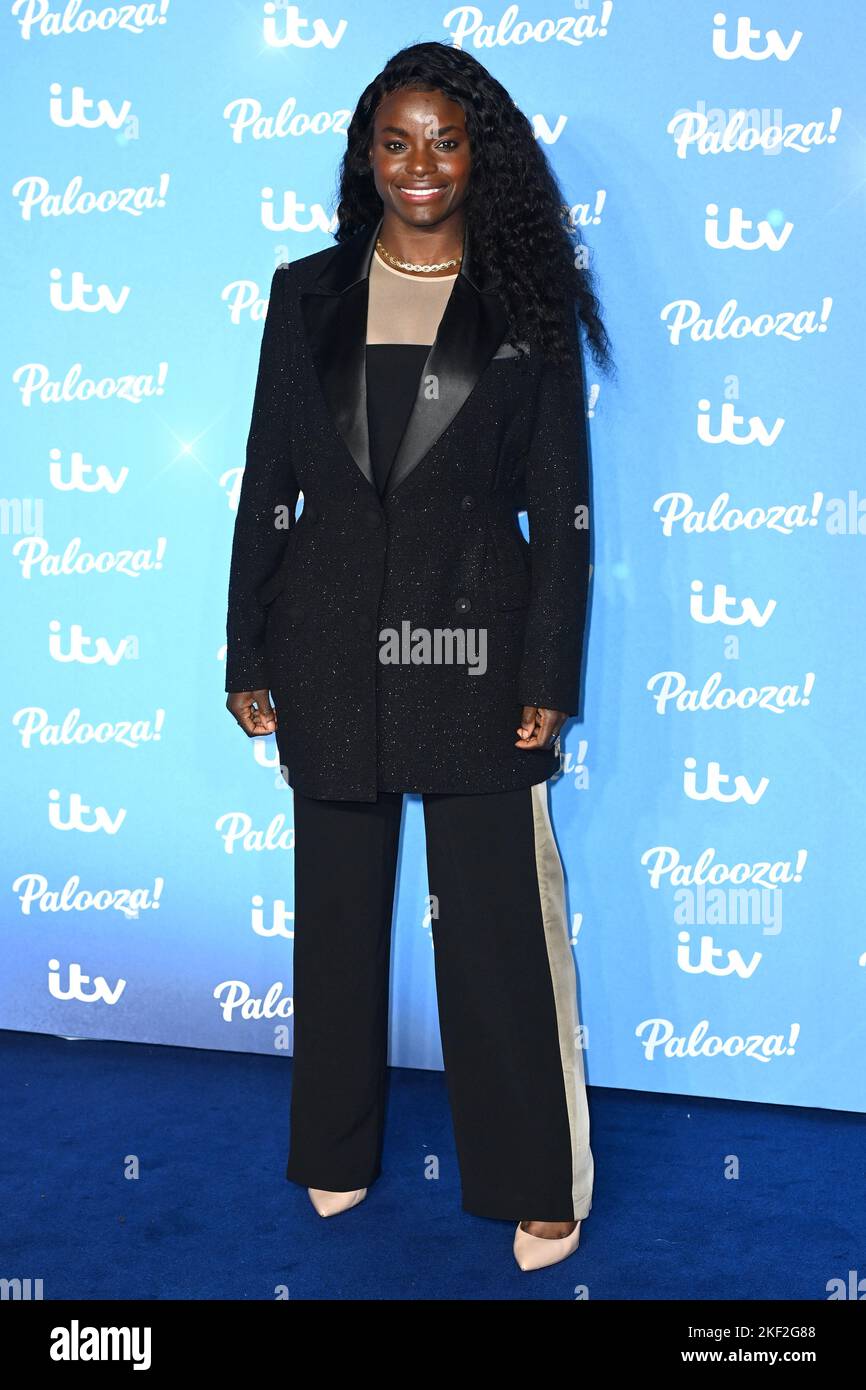 London, UK. 15 November 2022. Eni Aluko attending the ITV Palooza held ...