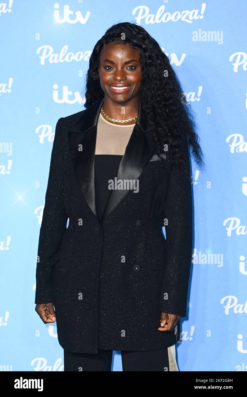London, UK. 15 November 2022. Eni Aluko attending the ITV Palooza held ...