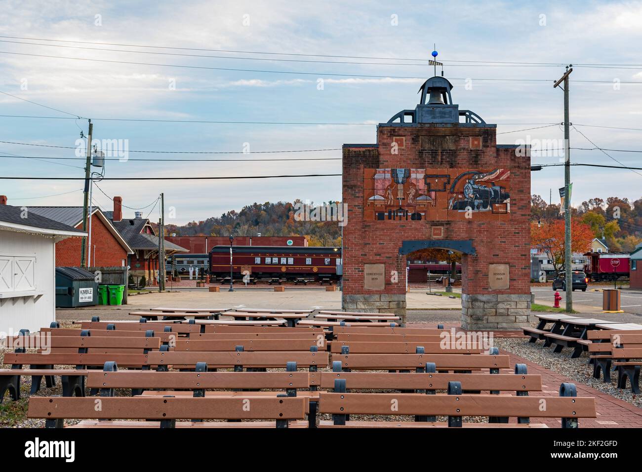 Dennison railroad depot museum hi-res stock photography and images - Alamy