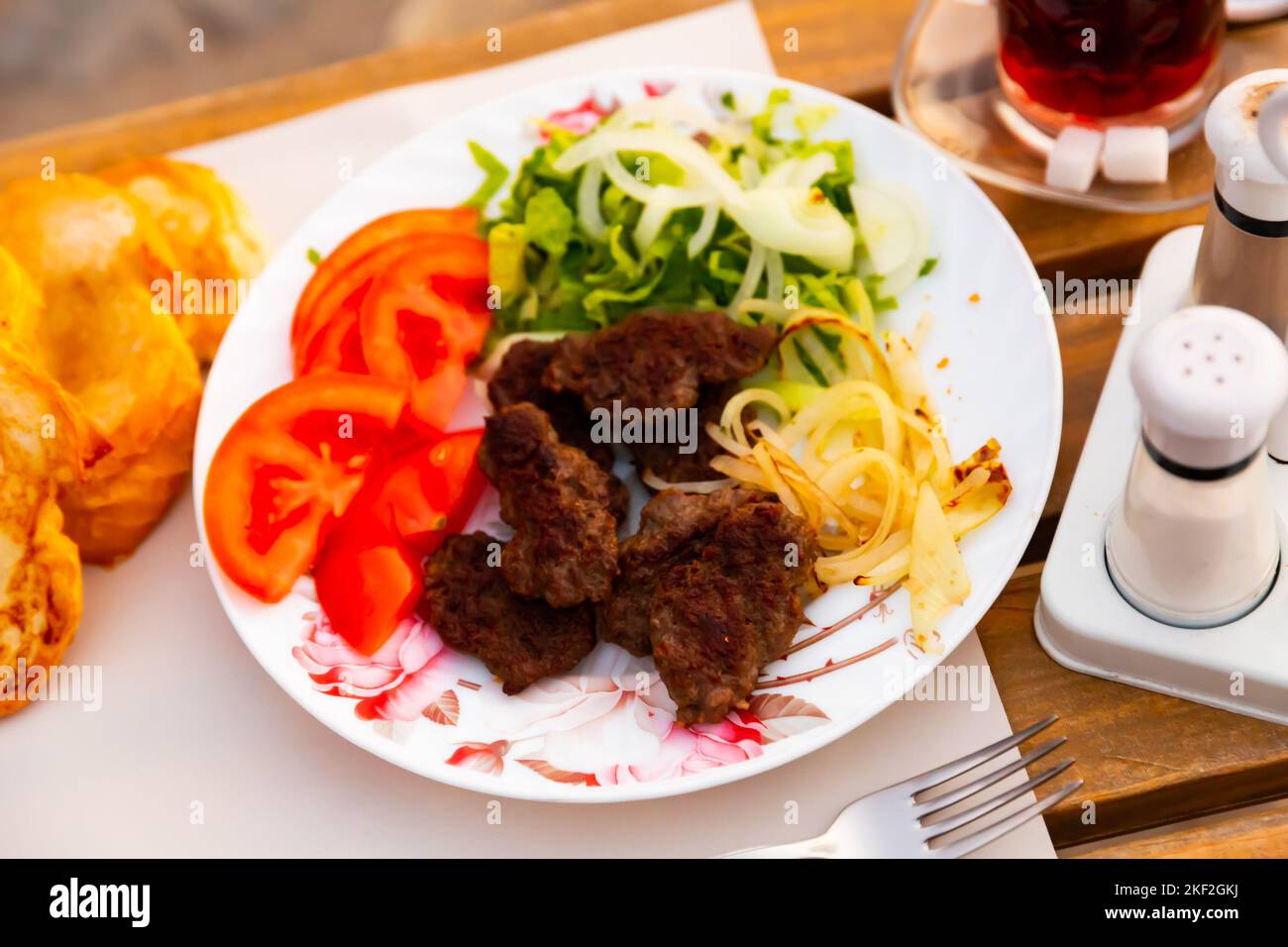 turkish food kofte Stock Photo - Alamy
