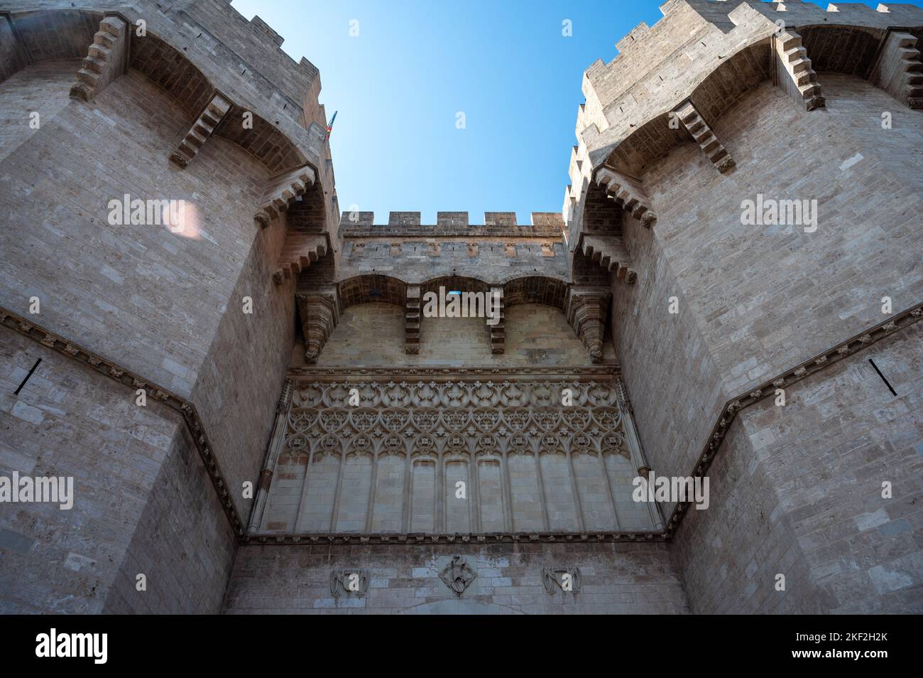 A medieval castle in Valencia, Spain Stock Photo - Alamy