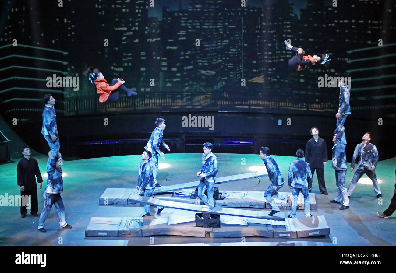 SHANGHAI, CHINA - NOVEMBER 13, 2022 - A view of the performance of ...