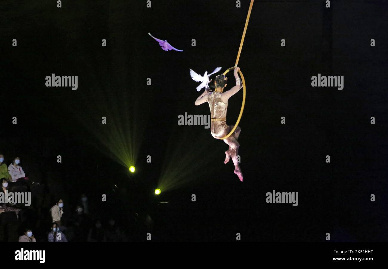 SHANGHAI, CHINA - NOVEMBER 13, 2022 - A view of the performance of ...