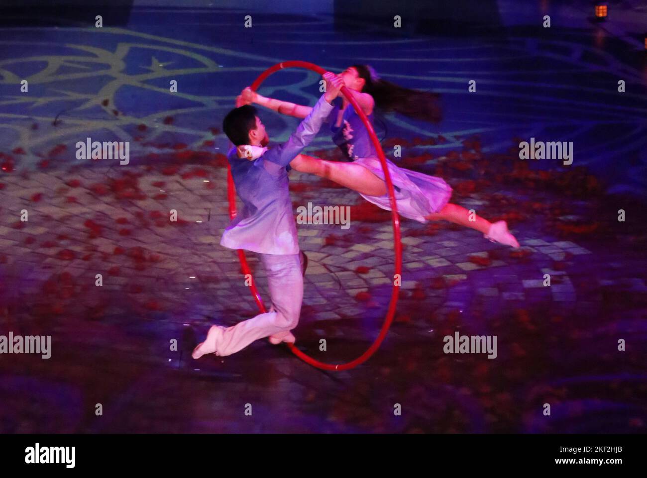 SHANGHAI, CHINA - NOVEMBER 13, 2022 - A view of the performance of ...