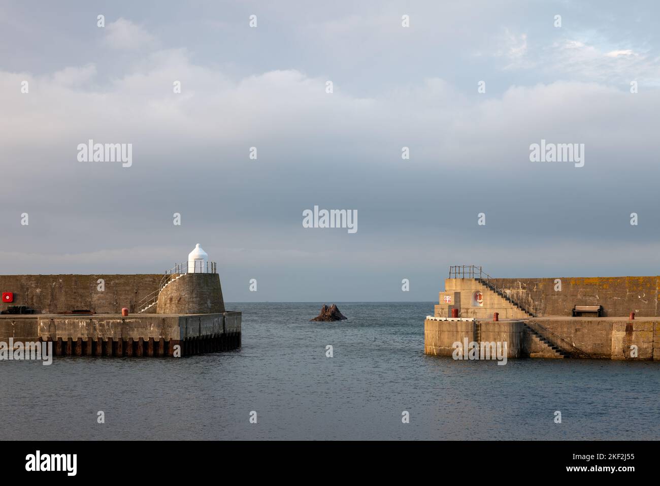 14 November 2022, Findochty,Moray,Scotland. This is the entrance and ...