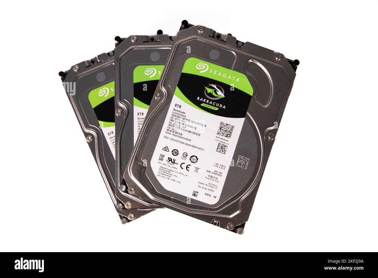 A stack of three hard drives Stock Photo - Alamy