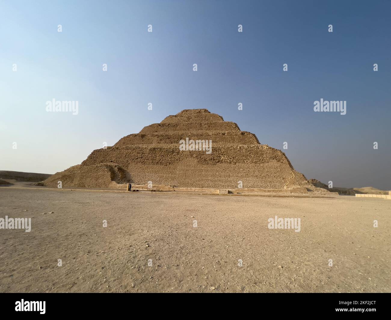 The Zoser Pyramid in Egypt Stock Photo - Alamy