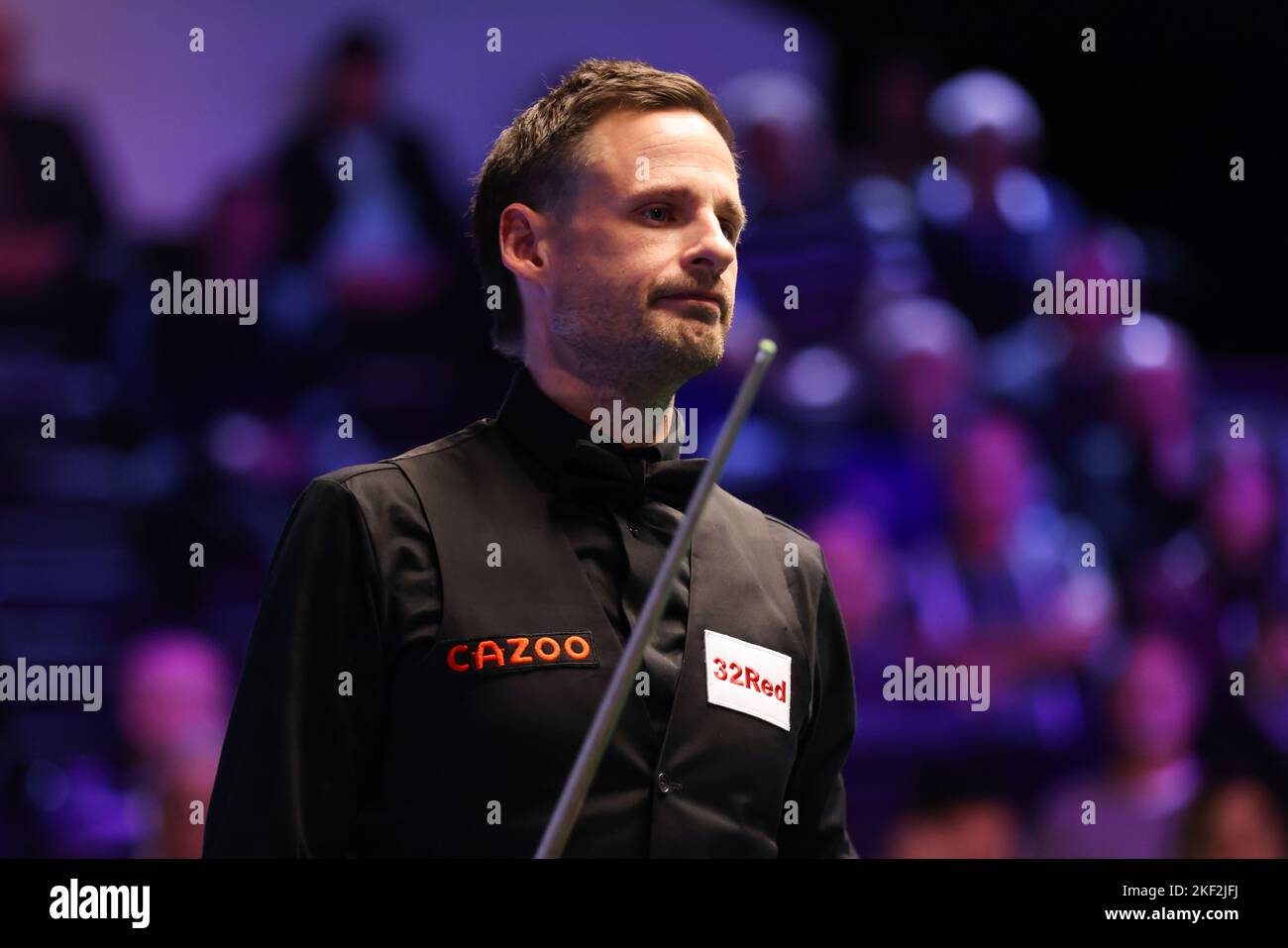 England’s David Gilbert during day four of the Cazoo UK Snooker ...