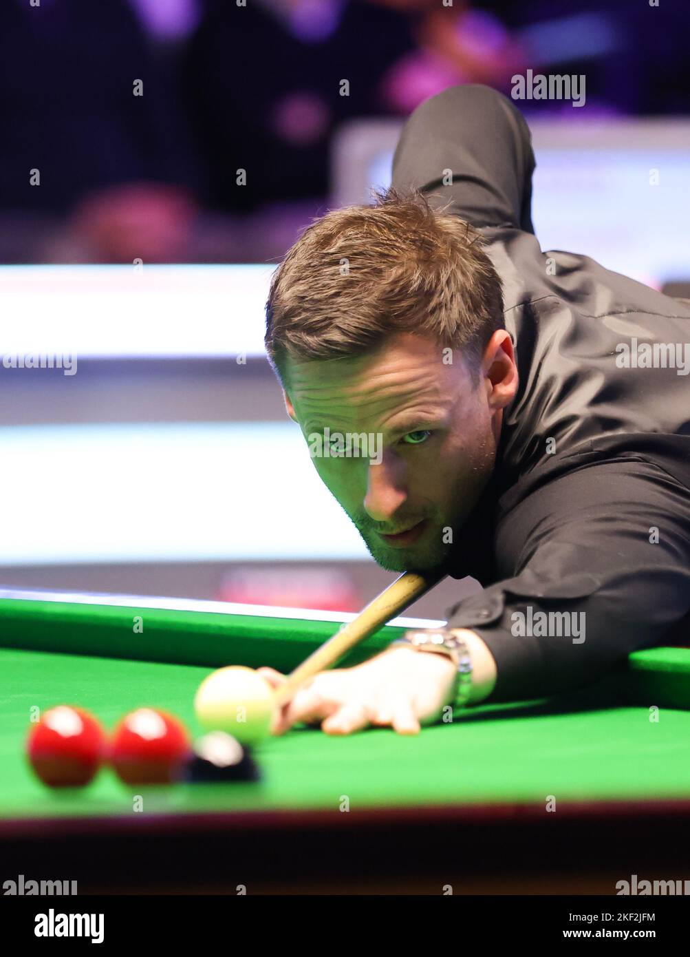 England’s David Gilbert during day four of the Cazoo UK Snooker ...