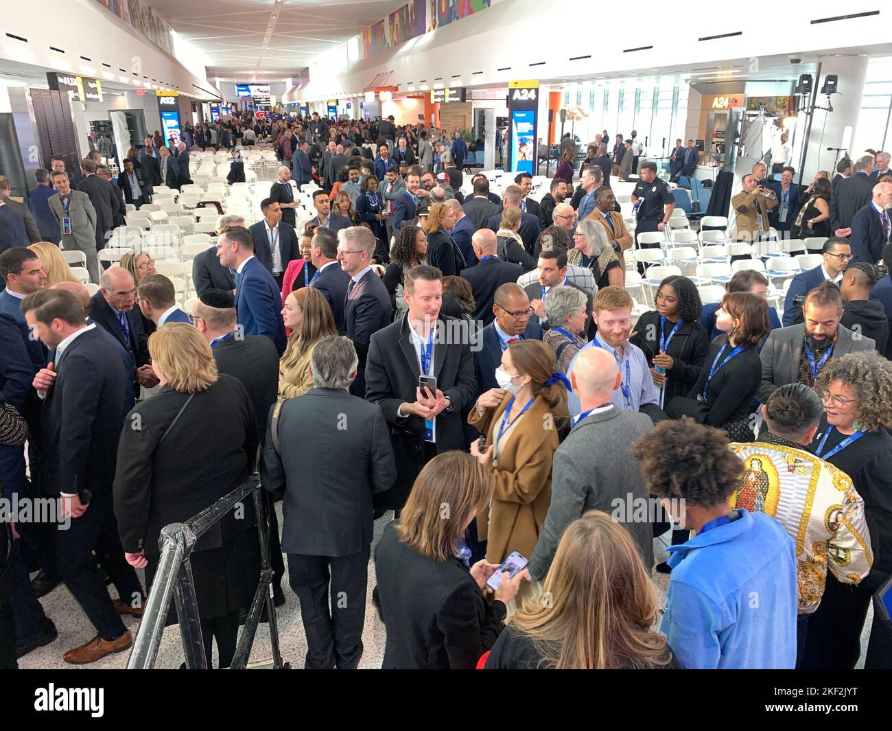 Elizabeth, New Jersey, USA. 15th Nov, 2022. A ribbon cutting of the ...