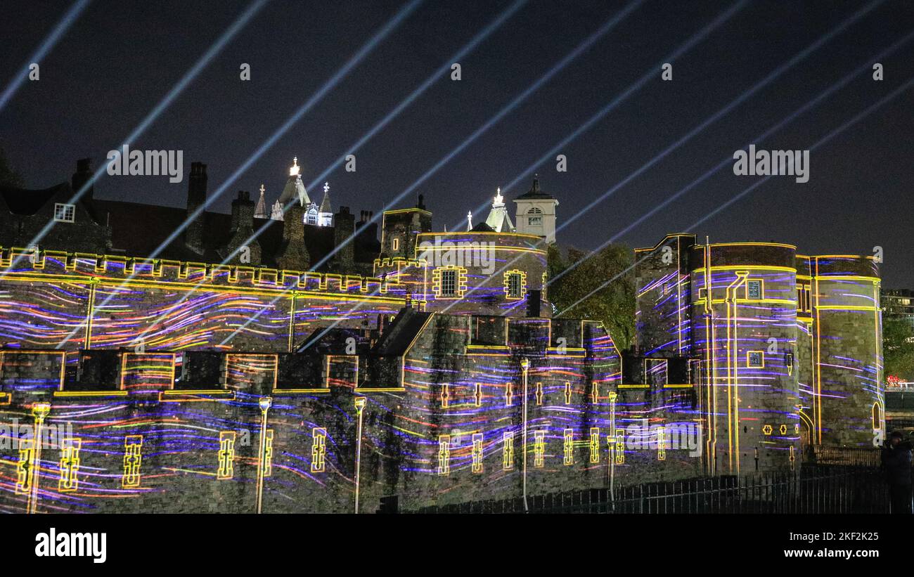 Laser projections on buildings hi-res stock photography and images - Alamy