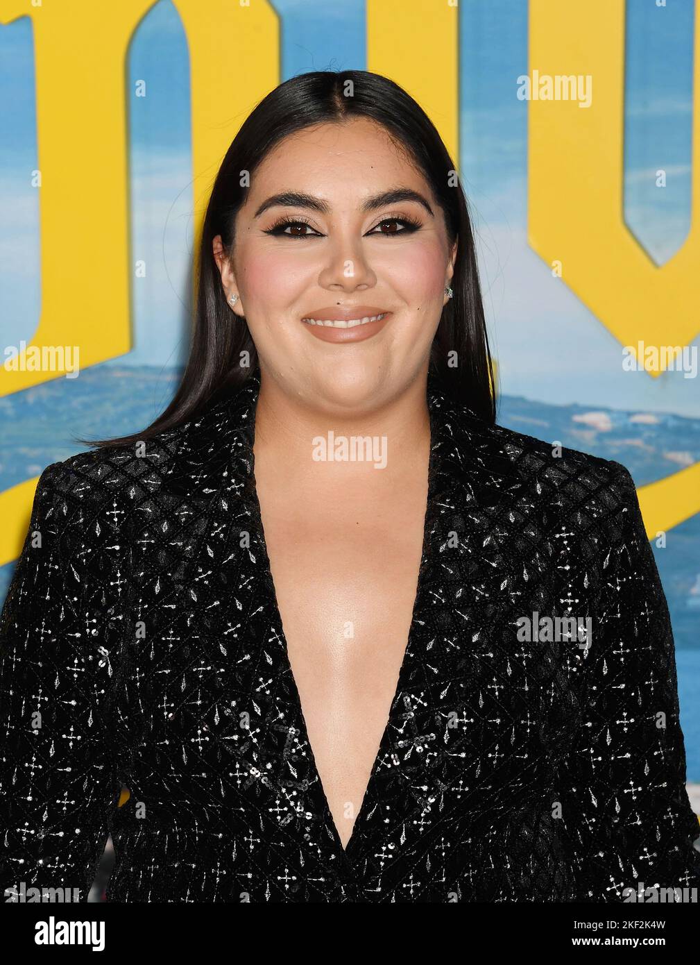 LOS ANGELES, CALIFORNIA - NOVEMBER 14: Emily Uribe attends the premiere ...