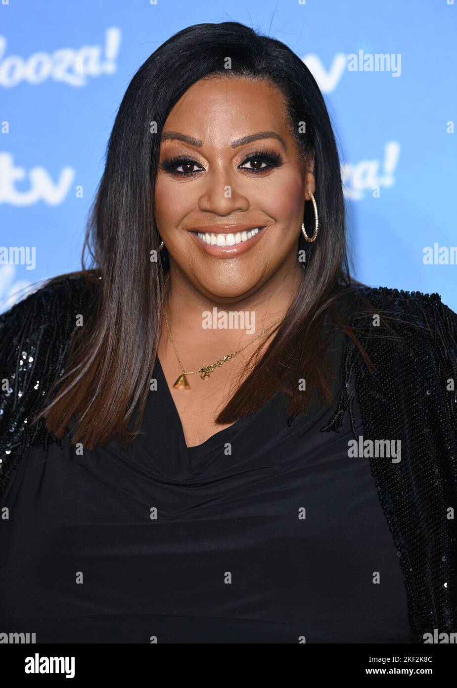 November 15th, 2022, London, UK. Alison Hammond arriving at the ITV ...