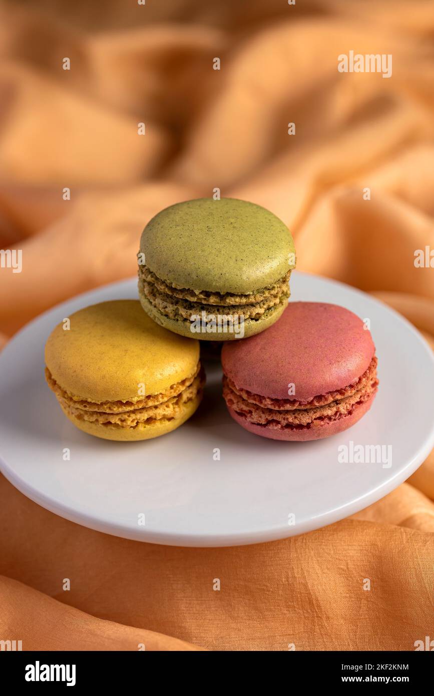 Food photography of macaroon, cookie, assortment, dessert, bakery ...