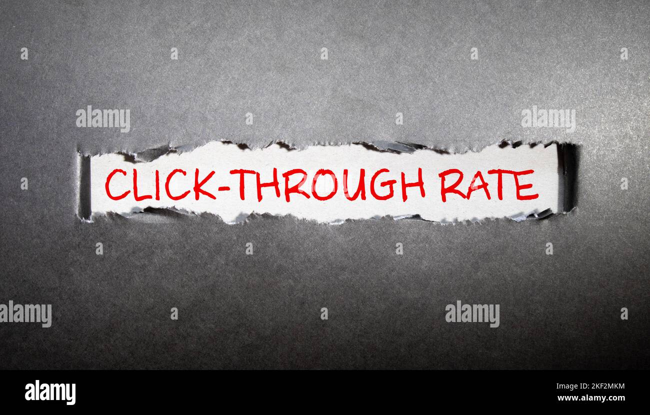 Ctr Click Through Rate Symbol Wooden Blocks With Words Ctr Click