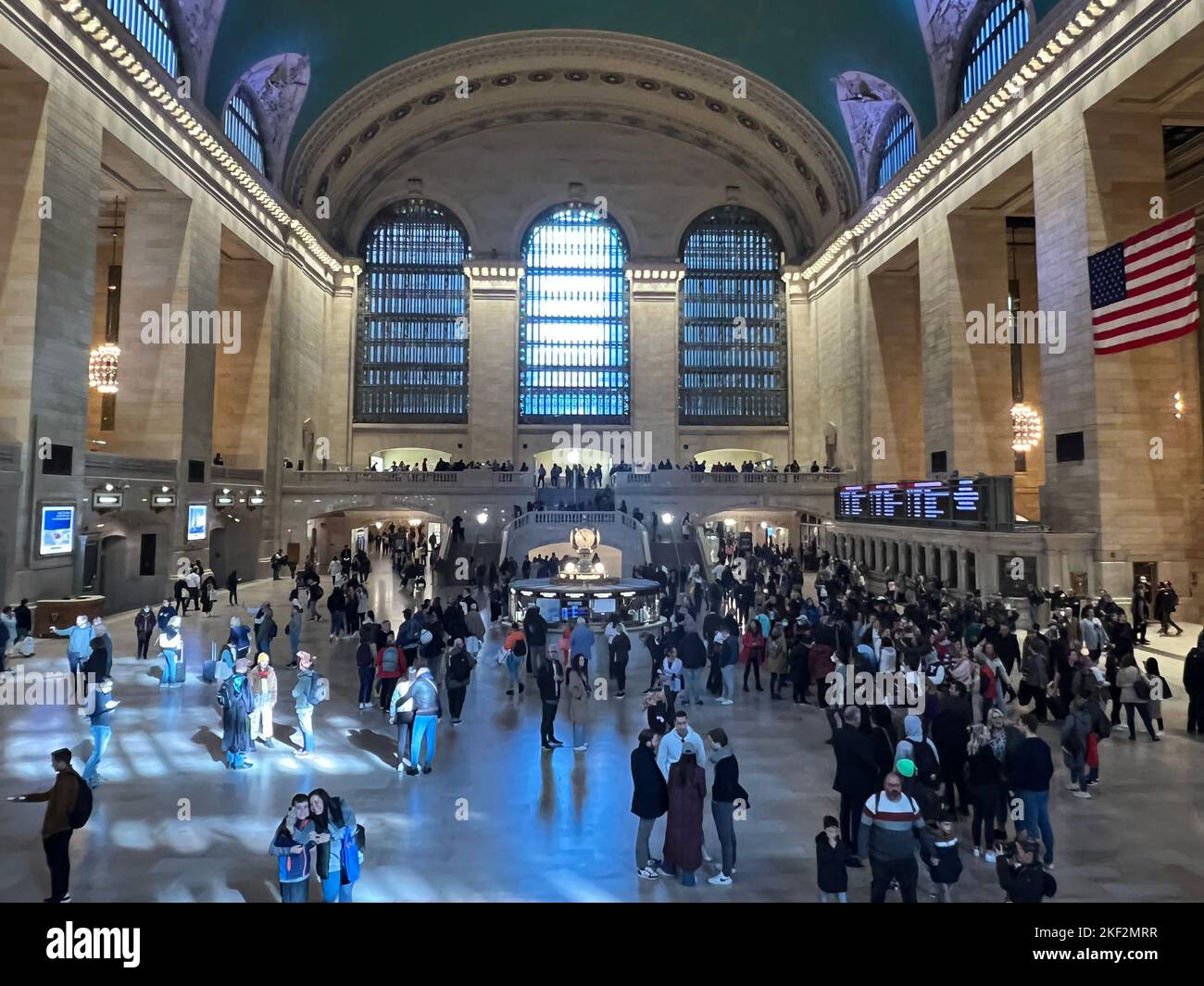 Main hall in Grand Central Terminal in Manhattan, New York City Stock ...