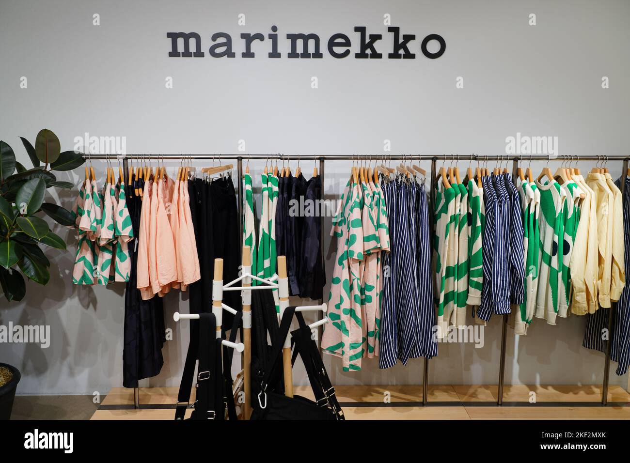 STOCKHOLM, SWEDEN -30 MAY 2022- View of a Marimekko store in Stockholm ...