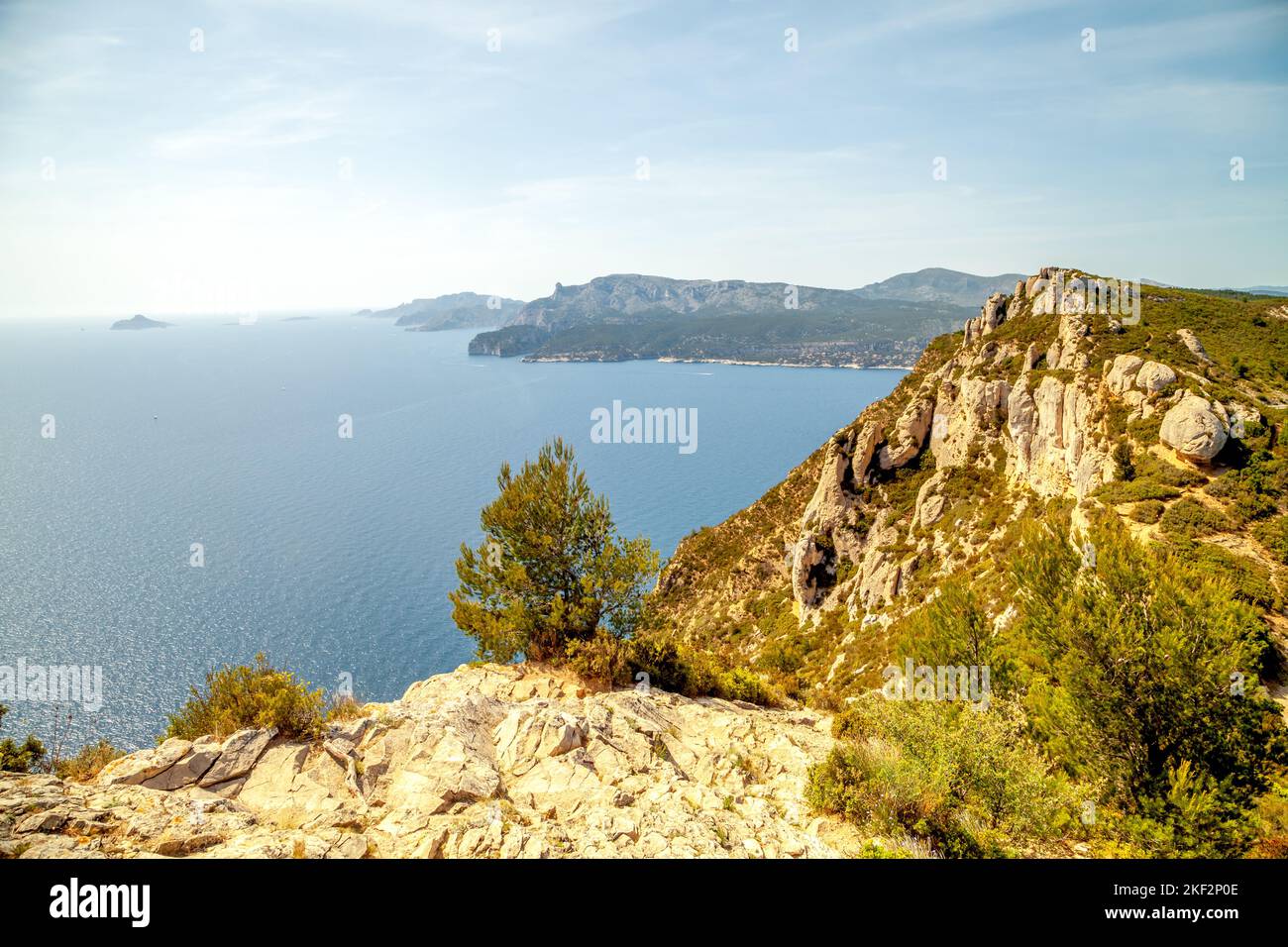 Route de Cretes, Cassis, France Stock Photo - Alamy