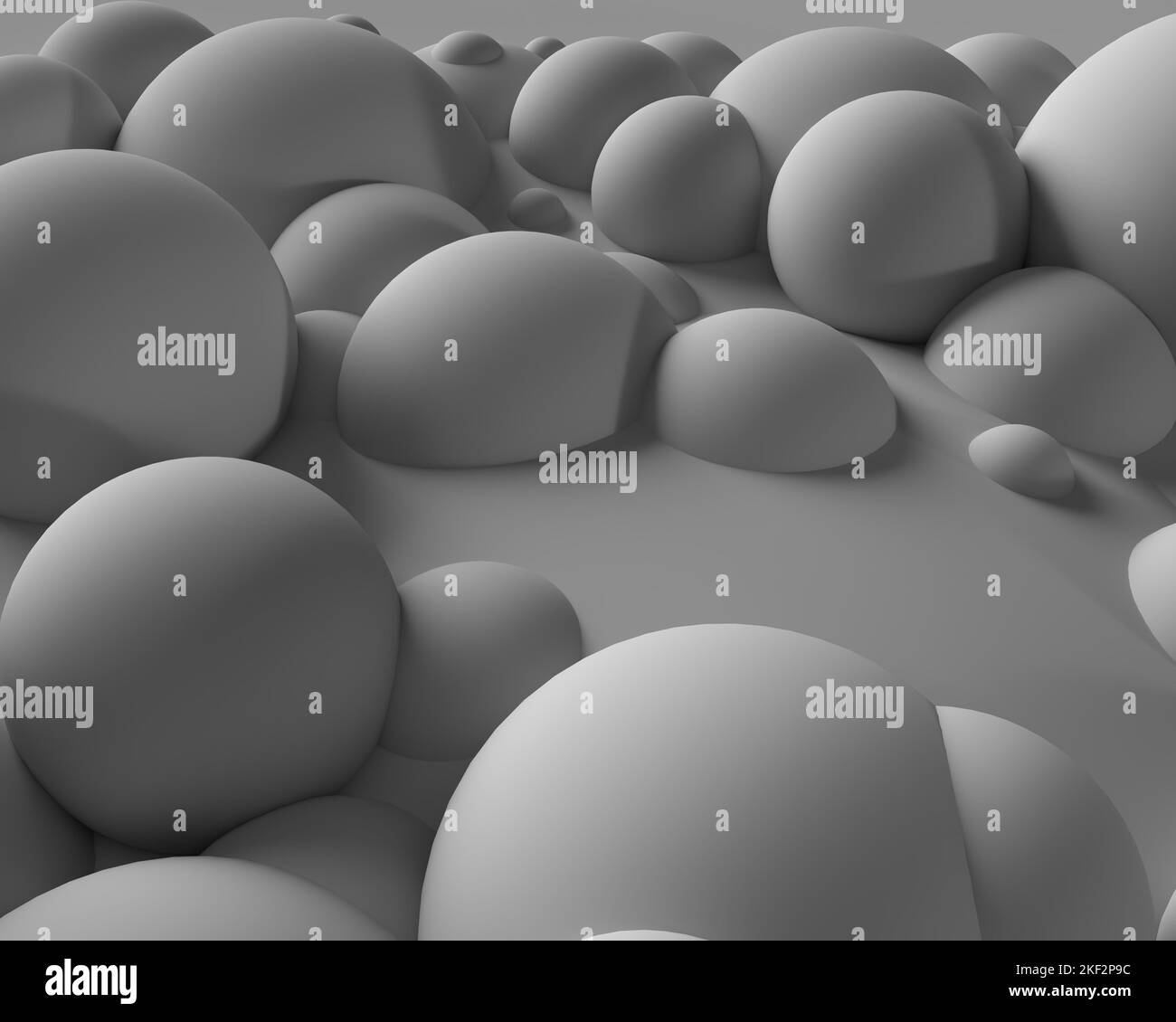 Gray matte bubbles. Texture. 3d illustration Stock Photo - Alamy