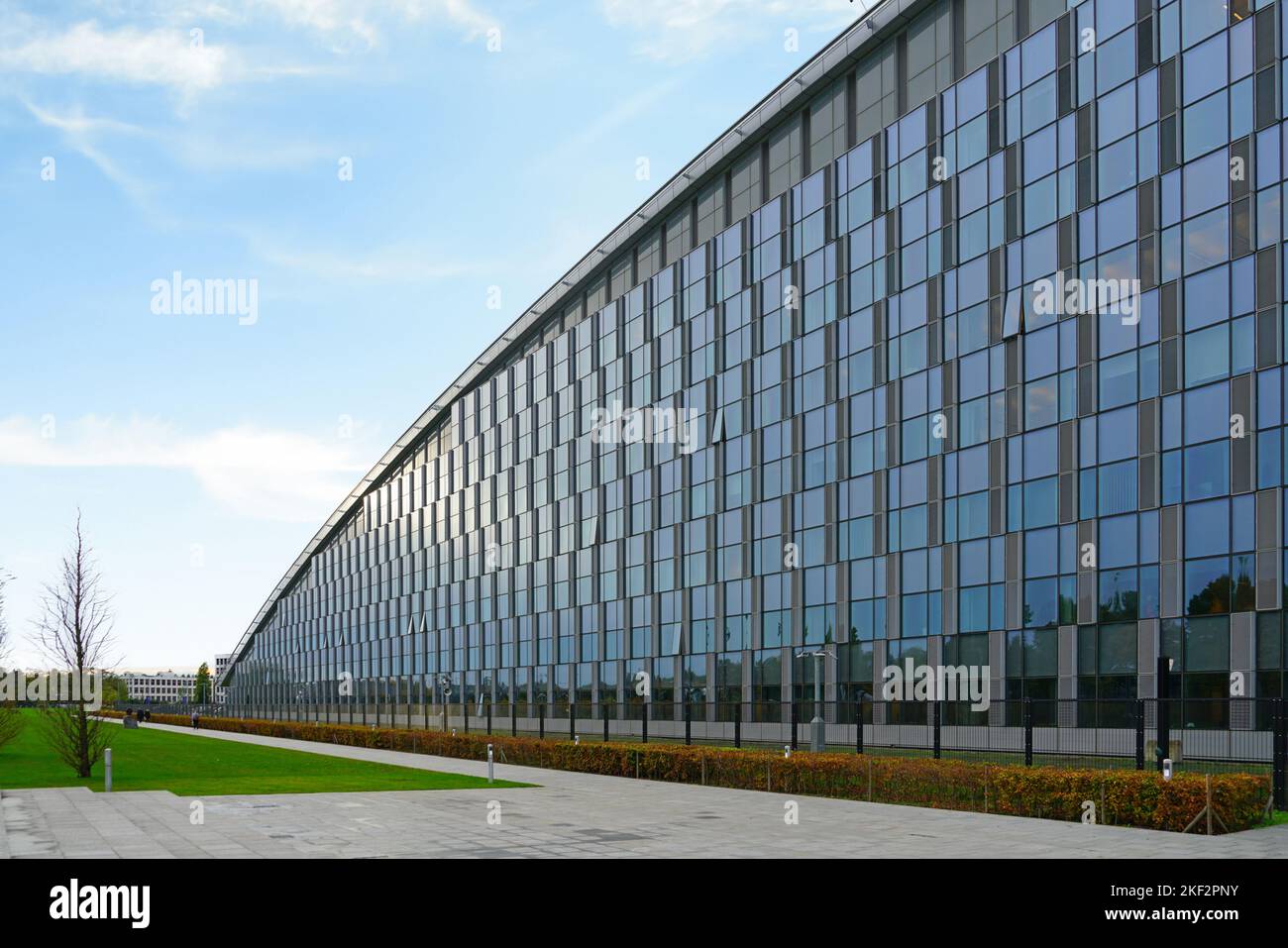 BRUSSELS, BELGIUM -25 OCT 2022- View of the new headquarters of the ...