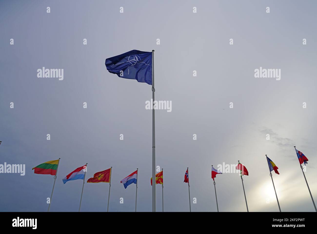 BRUSSELS, BELGIUM -25 OCT 2022- View of the new headquarters of the ...