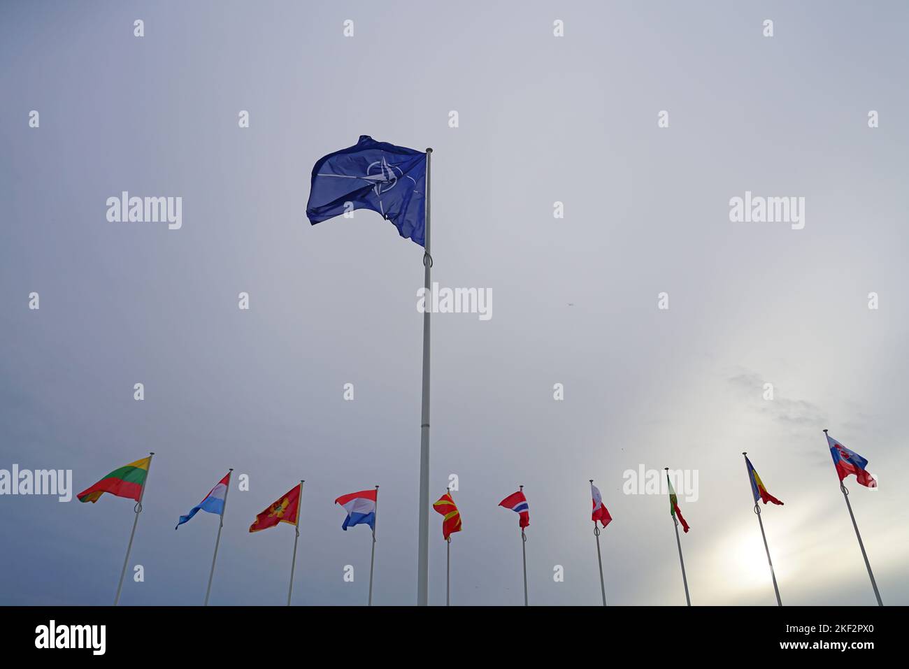 BRUSSELS, BELGIUM -25 OCT 2022- View of the new headquarters of the ...