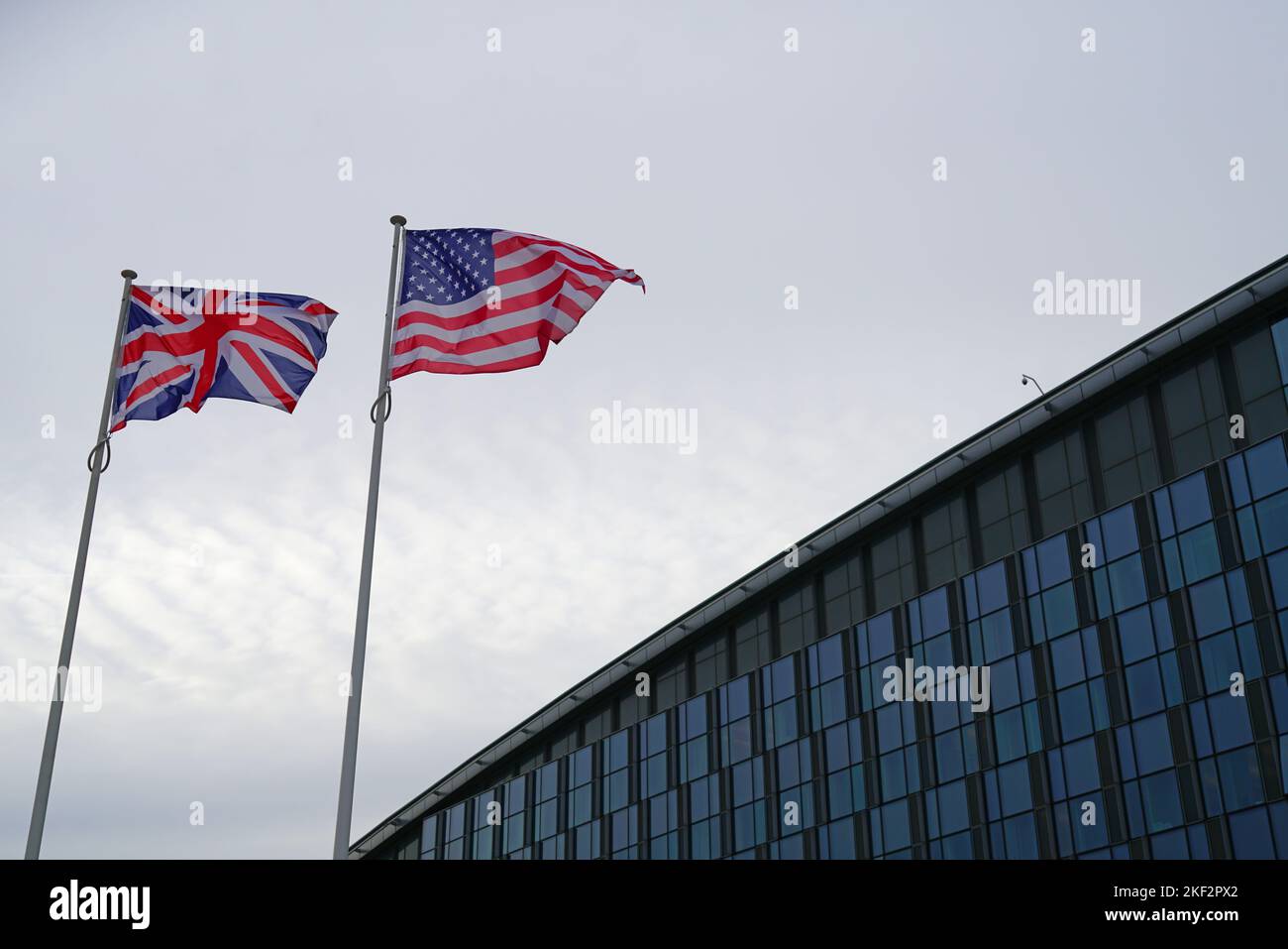 BRUSSELS, BELGIUM -25 OCT 2022- View of the new headquarters of the ...