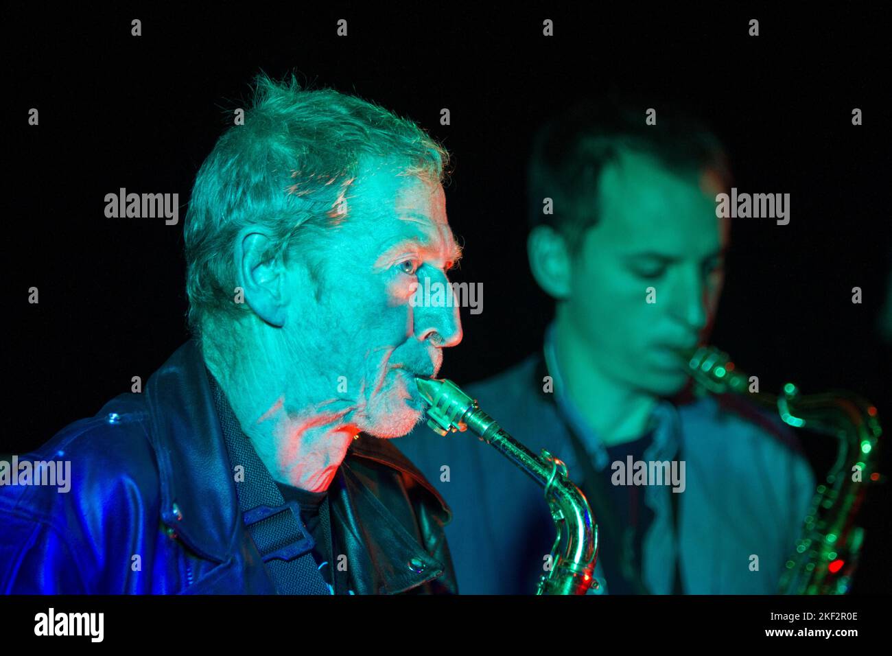 Nik Turner at the Judge Trev Memorial concert, 24 Nov 2012 at The ...