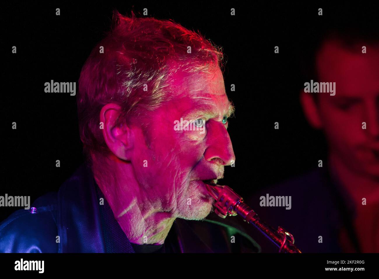 Nik Turner at the Judge Trev Memorial concert, 24 Nov 2012 at The ...