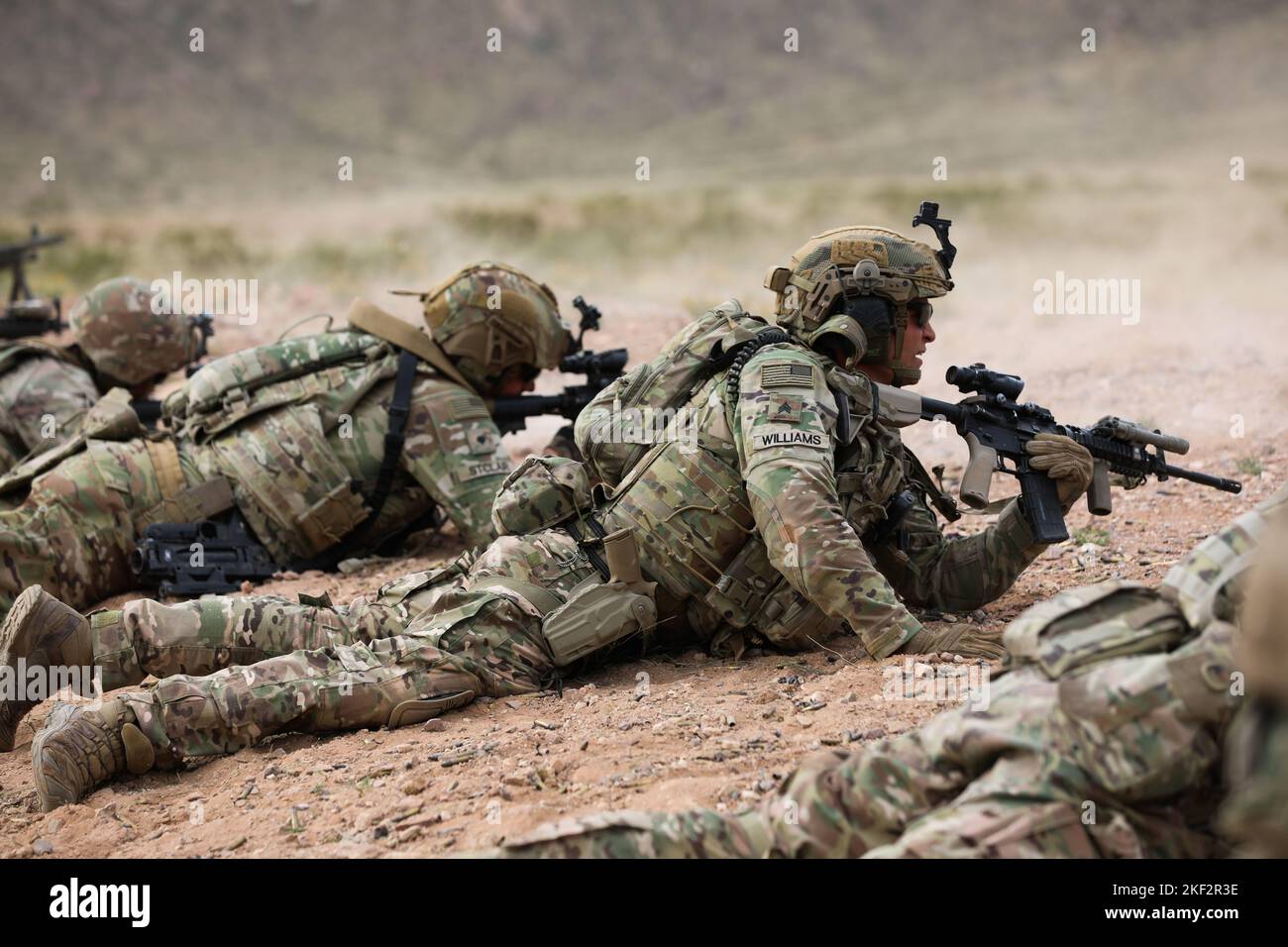 U.S. Army Sgt. Daniel Williams, an infantry fire team leader, assigned ...